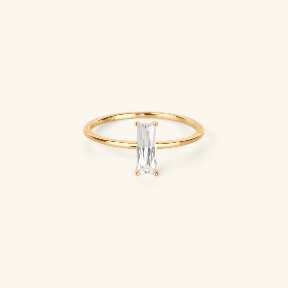 Baguette Cut Stacker Ring – Foundry