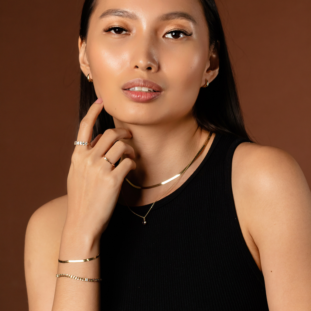 Bold Herringbone Chain Necklace – Foundry