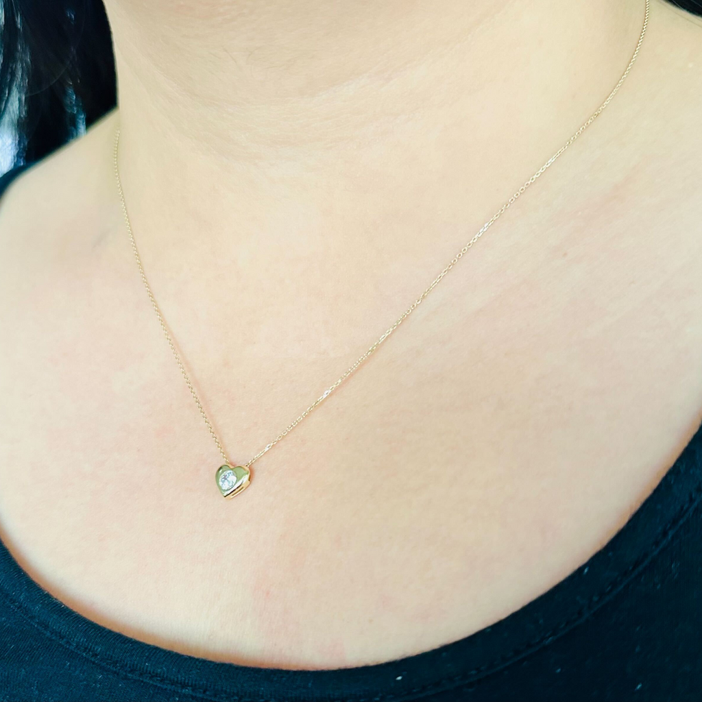 Heart Bezel Necklace – Foundry