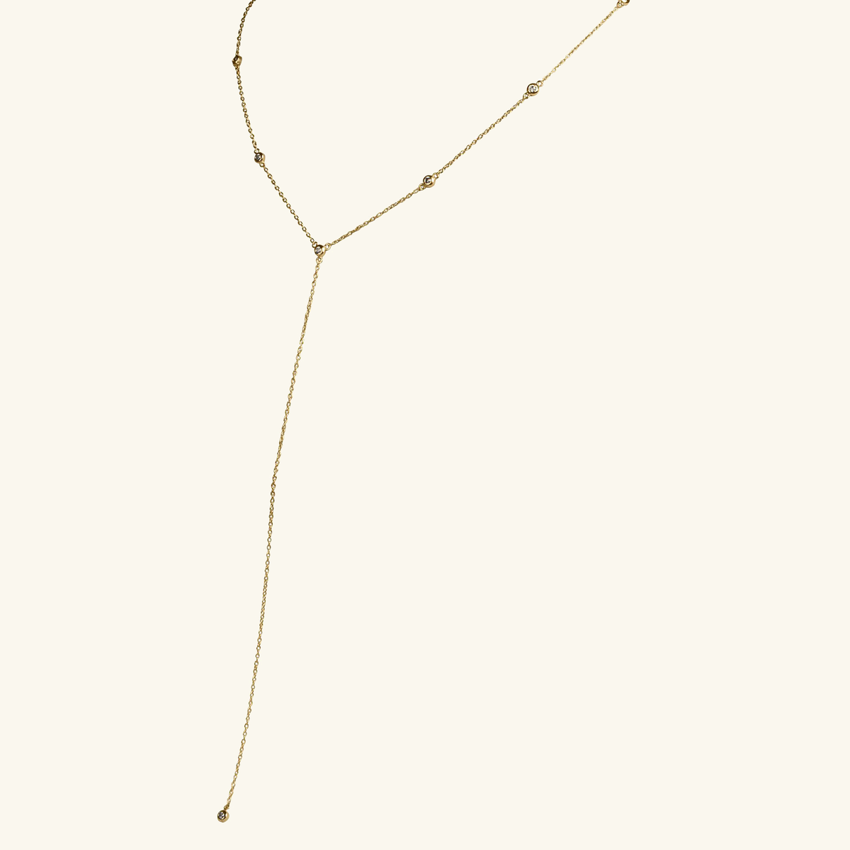 Crystal Y Chain Necklace – Foundry